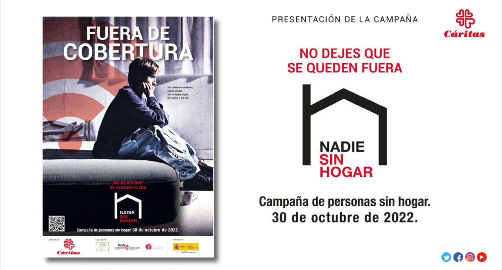 FUERA DE COBERTURA Campaña de Personas sin Hogar 2022 - Cáritas Salamanca FUERA DE COBERTURA Campaña de Personas sin Hogar 2022 - Cáritas Salamanca