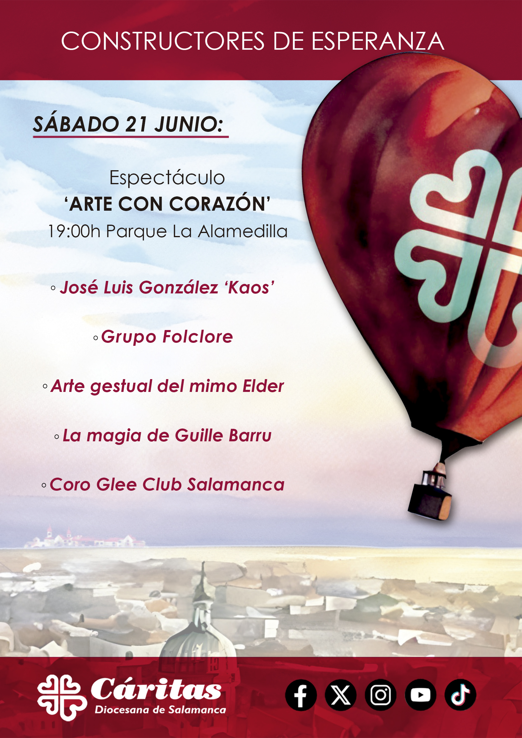 Espectáculo 'Arte con Corazón' - Cáritas Salamanca